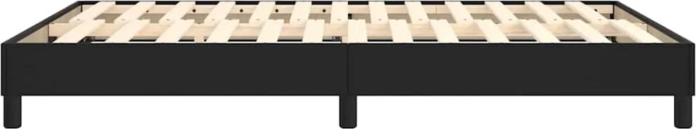 Rám postele s boxspringem černá 140 x 200 cm umělá kůže 3120700
