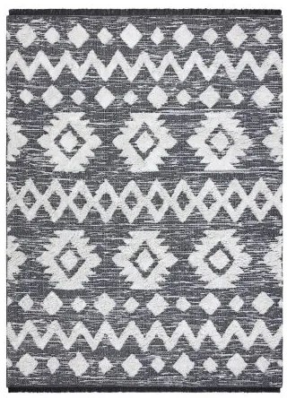 koberec ECO SISAL BOHO MOROC Etno Cik cak 22319 střapce dvě ú velikost 194x290 cm | krásné koberce cz