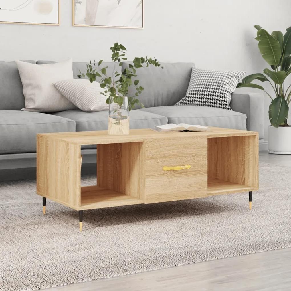 vidaXL Konferenční stolek 102 x 50 x 40 cm kompozitní dřevo [829280] Barva: Betonová šedá