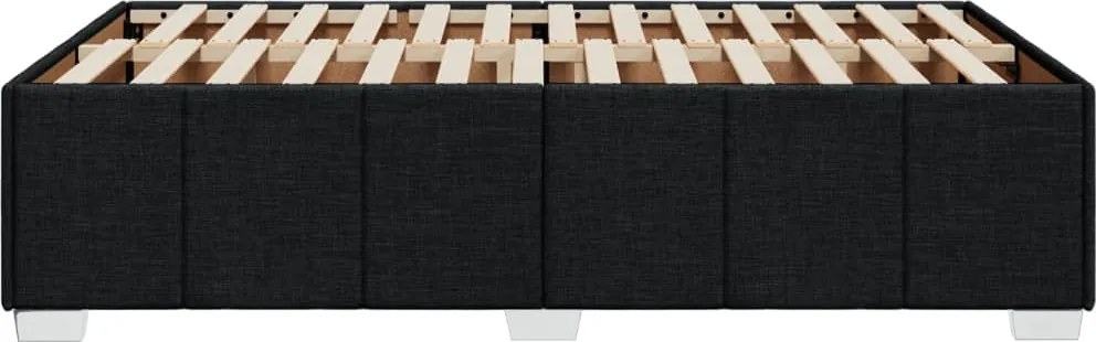 Rám postele bez matrací černá 120x190 cm textil 3284820
