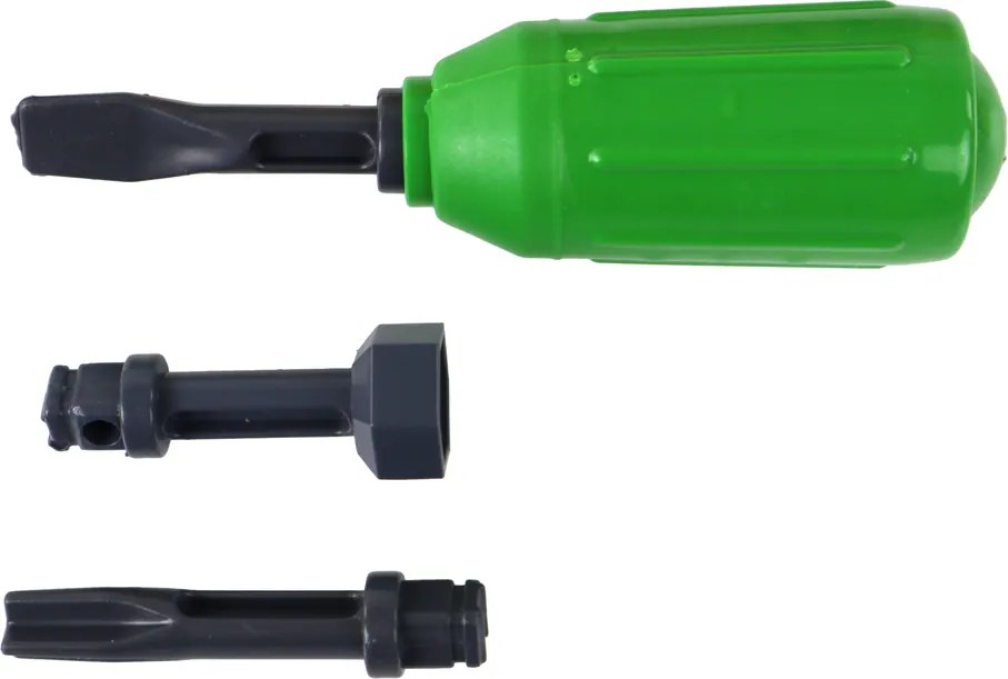 LEAN Toys Vozidlo s výklopnou korbou a jeřábem na šroubování a odšroubování – DIY