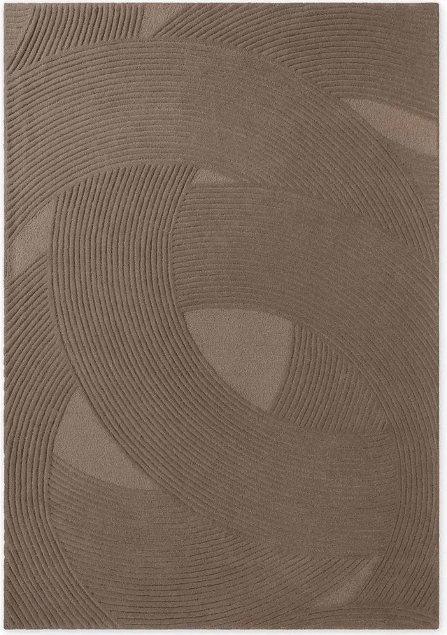 Hnědý vlněný koberec 200x300 cm Kensington Victoria – Ted Baker