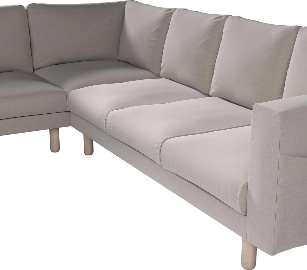 Potah na pohovku IKEA Norsborg rohová 5-místná barva béžová látka sametová