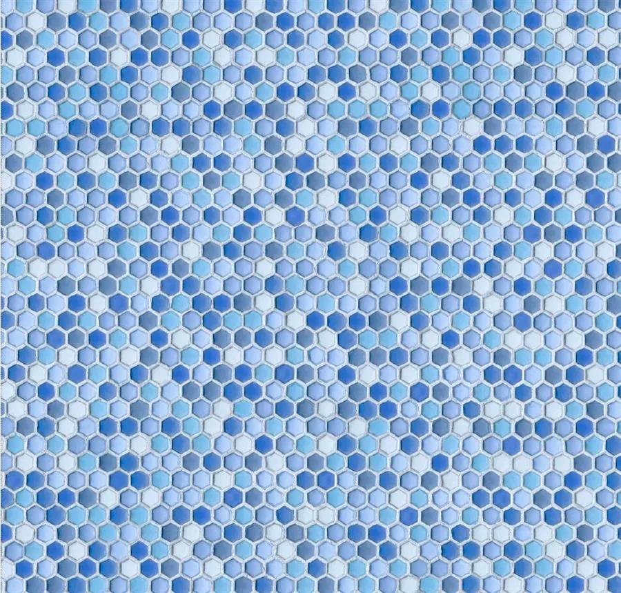 Dekorační obklad stěny - Modrá mozaika,skladem poslední 1 m Varianta: Modrá mozaika, cena za 1 metr, rozměřujeme