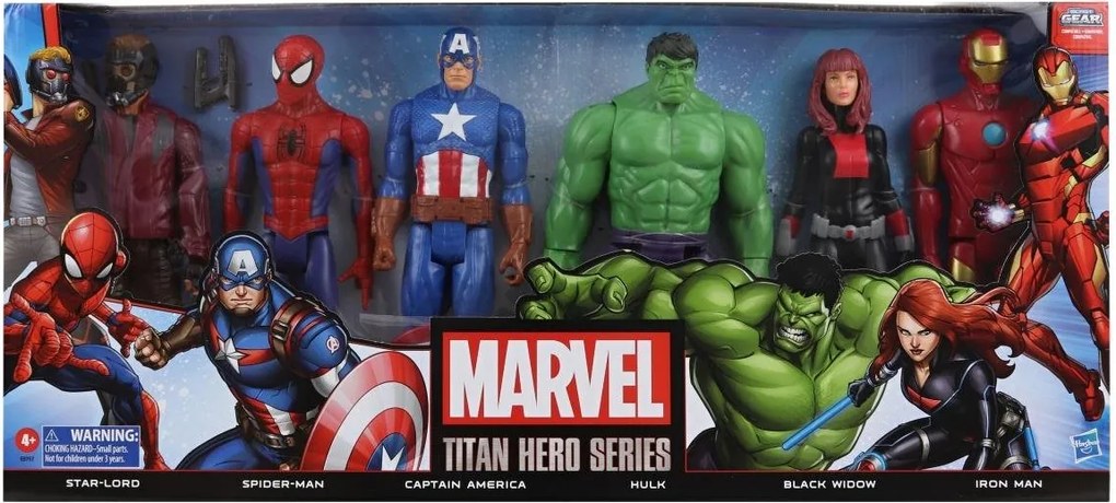 Figurky hasbro avengers titan hero sada 6 postaviček