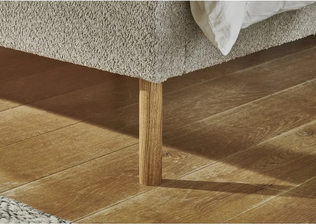 MEISE MÖBEL Čalouněná postel KRETA 140x200cm taupe 2162-10-3000
