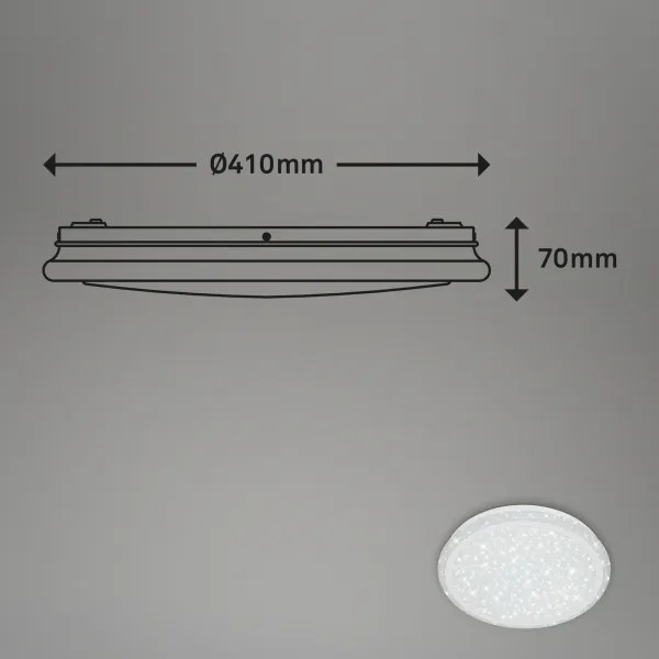 Brilo - LED RGBW Stmívatelné stropní svítidlo STARRY SKY LED/24W/230V + DO