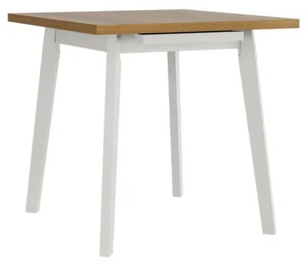 Rozkládací čtvercový stůl Harry 80 x 80/110 I L, Barva dřeva: sonoma-L, Barvy nožiček: Sonoma