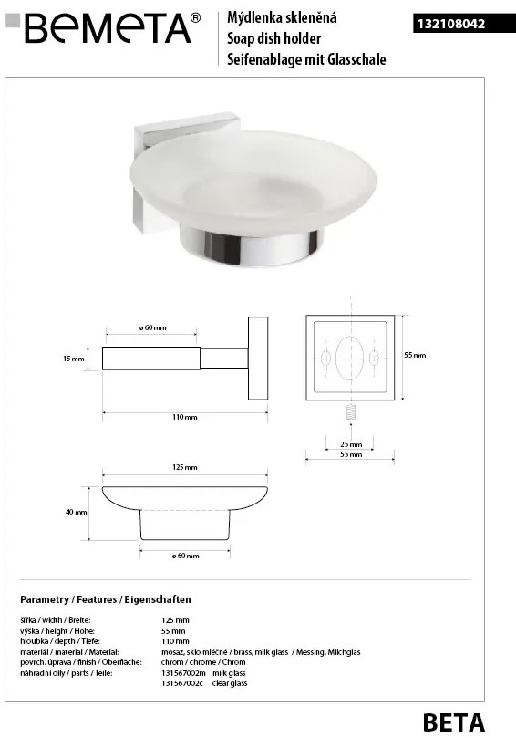 Bemeta Design BETA: Mýdlenka -