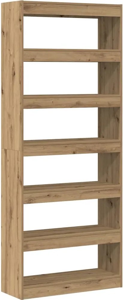 Knihovna 6 úrovní 80 x 30 x 198 cm Kompozitní dřevo 3333922