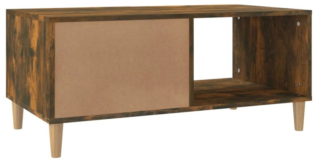 Konferenční stolek kouřový dub 89,5x50x40 cm kompozitní dřevo - Default Title