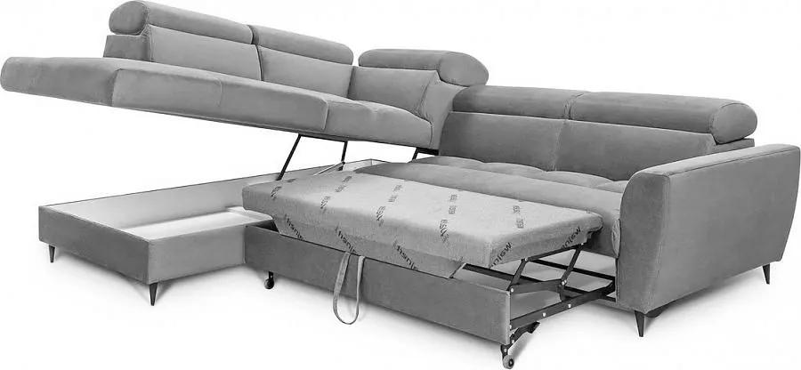 Casarredo - Komfort nábytek Rohová sedací souprava CESAROLA 270 rozkládací s úložným prostorem, levá, látky A1 | potah: gemma 80