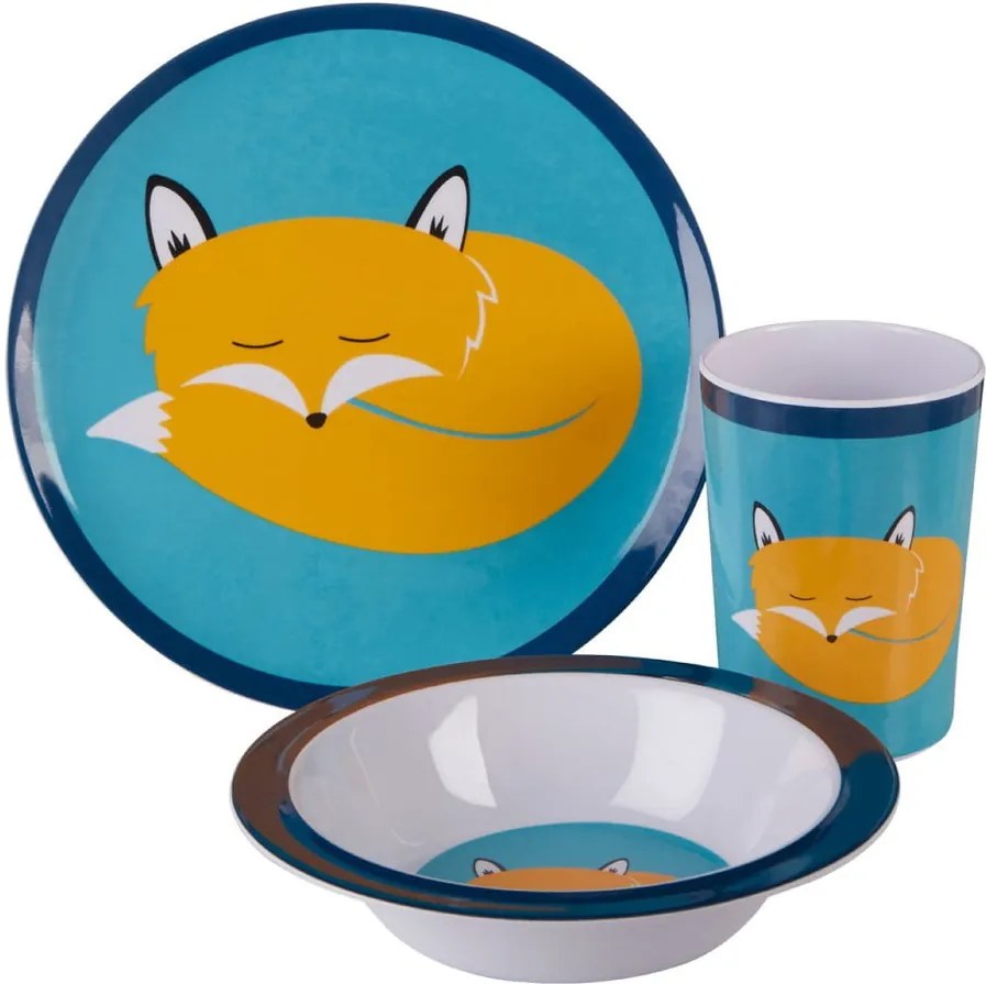 3dílný dětský jídelní set Premier Housewares Mimo Felix Fox