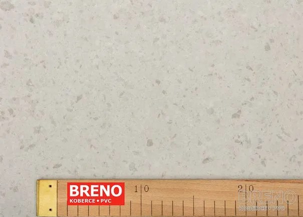 Breno PVC SILVERTEX Zaragoza 109L – světlé terazzo, šíře 100 cm