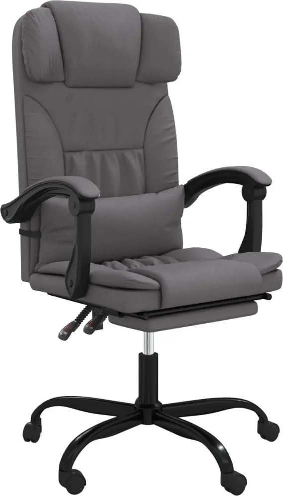 vidaXL Polohovací kancelářská židle umělá kůže [349737] Barva: Hnědá