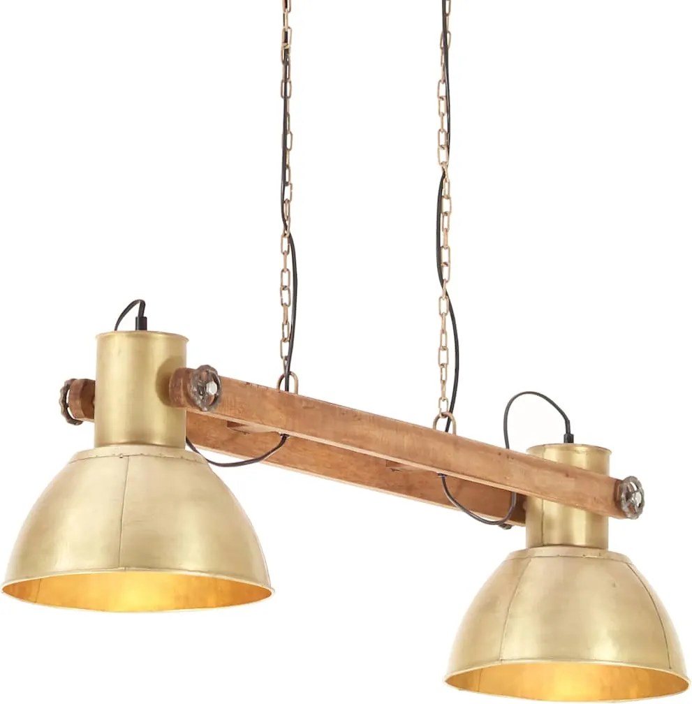 Industriální závěsné svítidlo 25 W mosazné 109 cm E27 320526