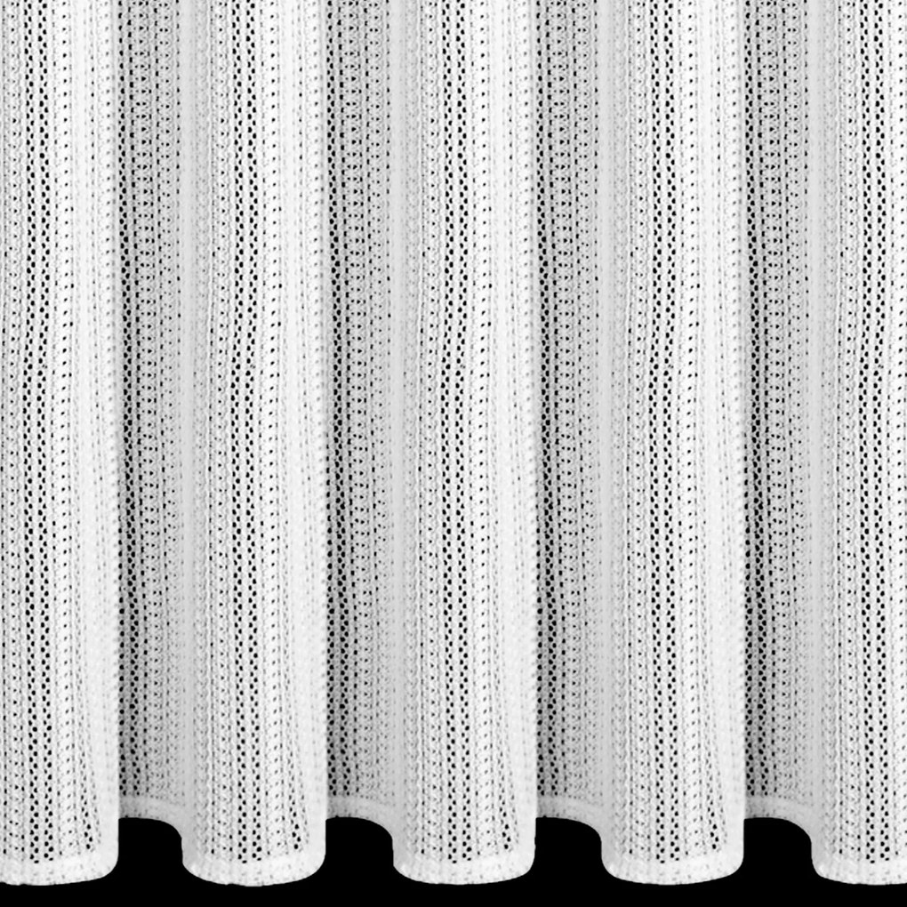 ZÁCLONA NA PÁSCE PATRICIA 140X270 CM BÍLÁ