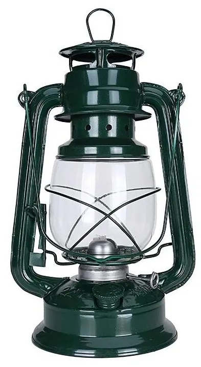 BRILAGI - Petrolejová lampa LANTERN 28 cm zelená