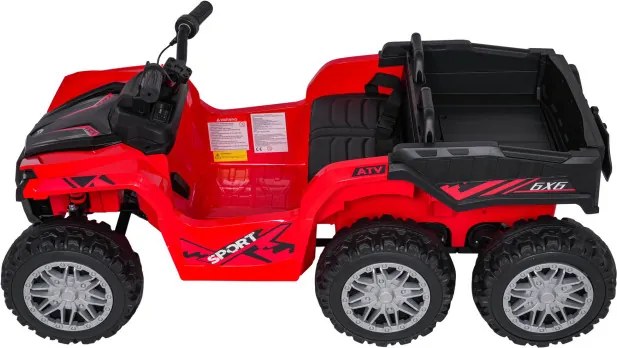 Elektrická čtyřkolka Quad Sport TX 4×4 červená
