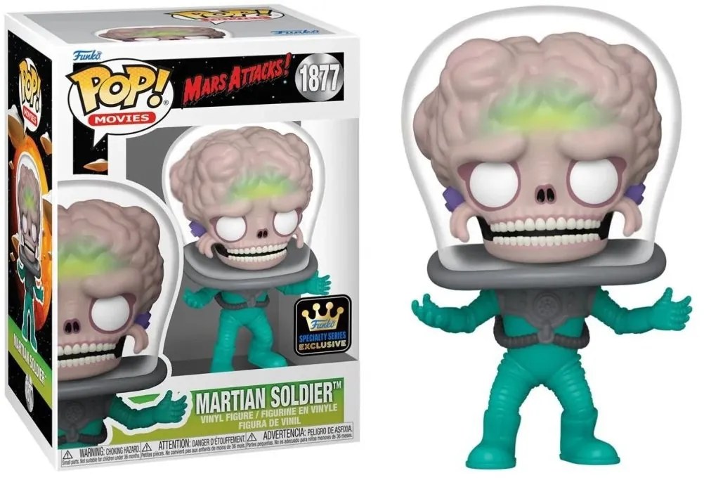 Funko pop! mars attacks! martian soldier exclusive 1877