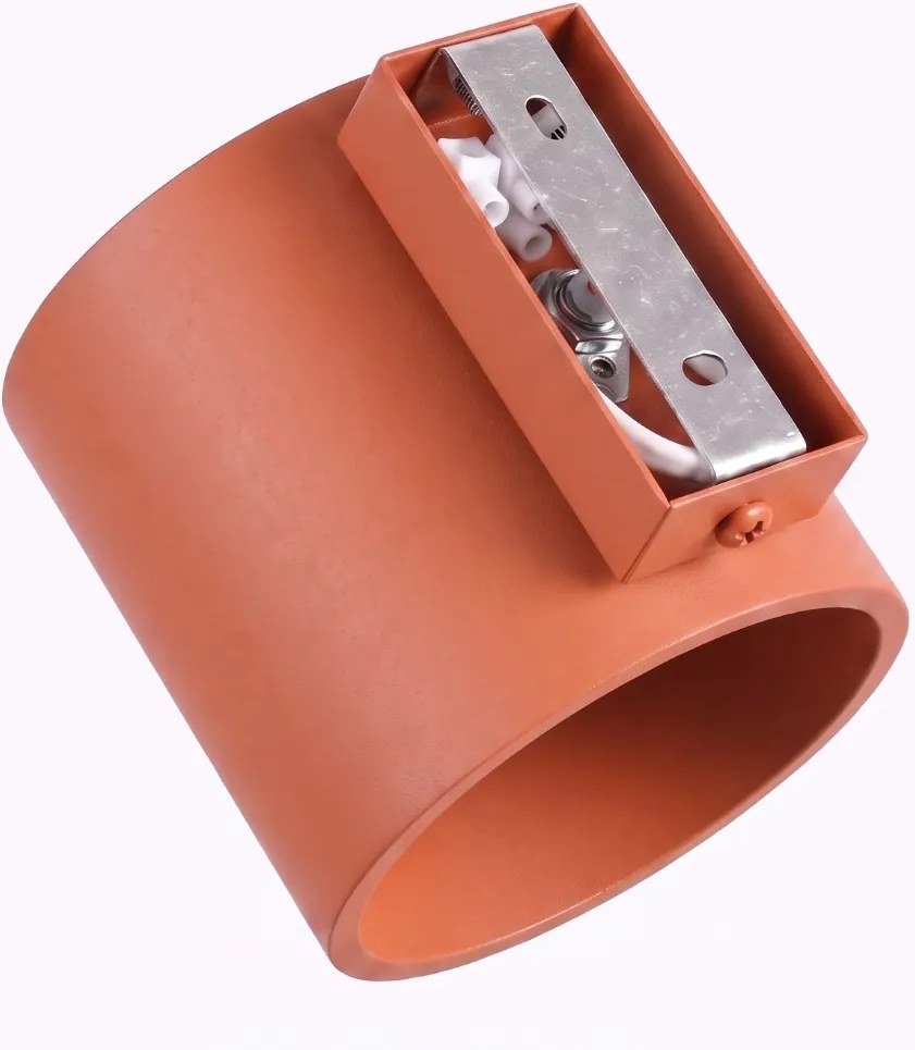 Sollux Lighting Nástěnné svítidlo ORBIS 1 okrově červené