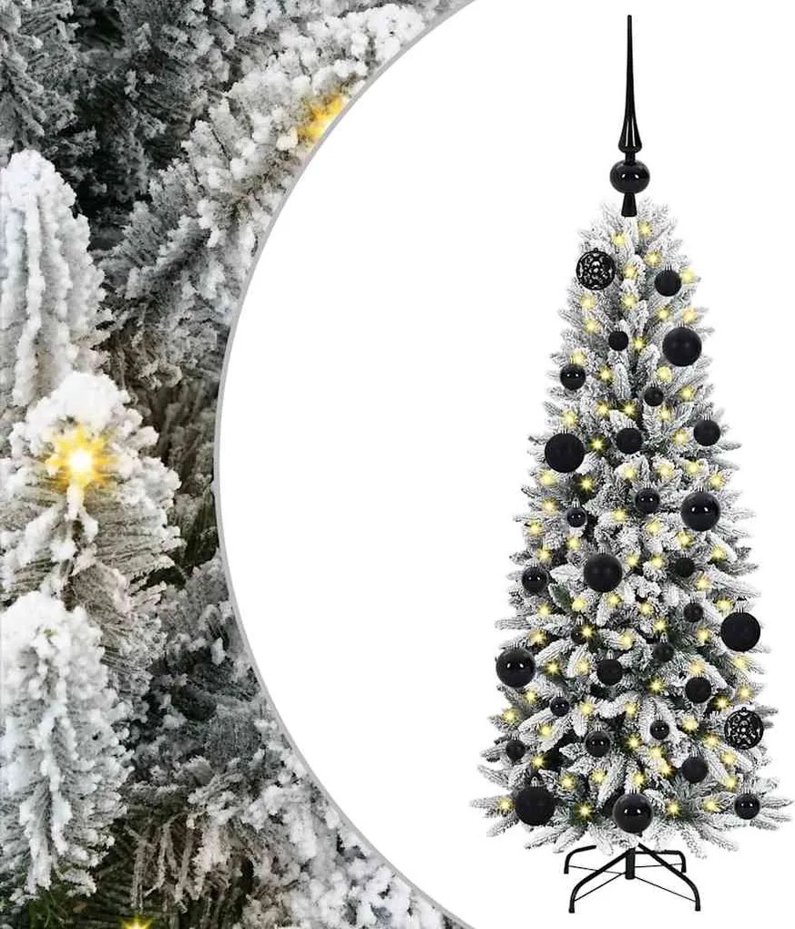 Umělý vánoční stromeček Bílá 120 cm PVC, plast, ocel a PE 3396022