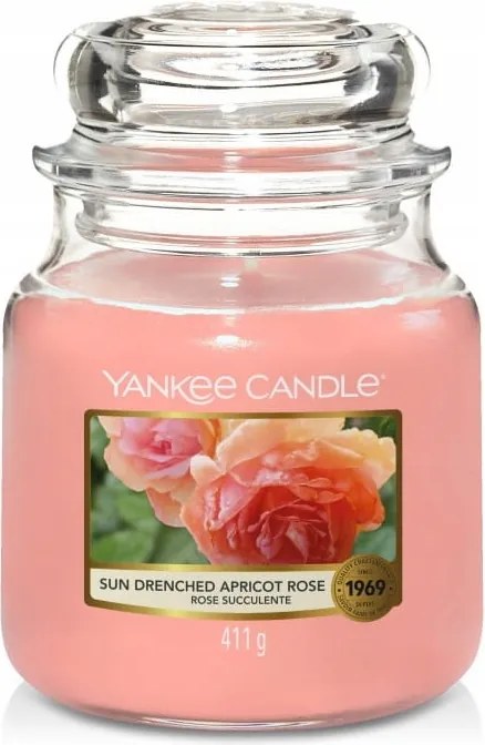 Yankee Candle Sun Drenched Apricot Rose Svíčka