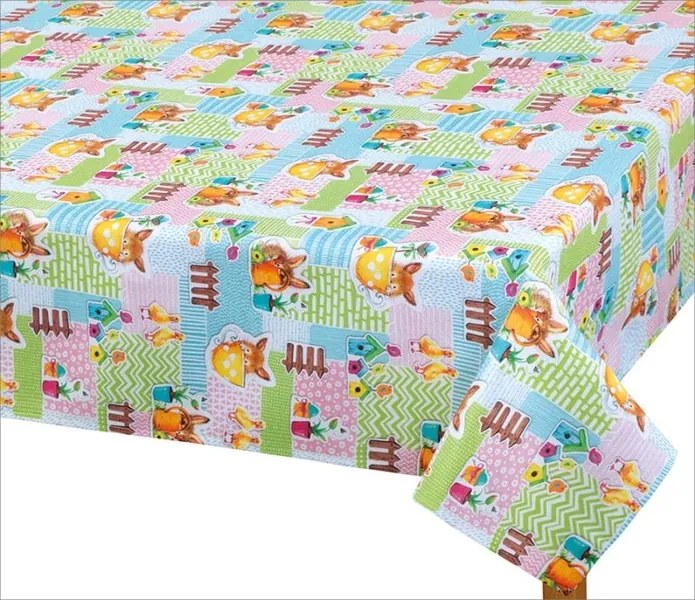Bellatex Ubrus Velikonoce Housata rozměr 100x100 cm