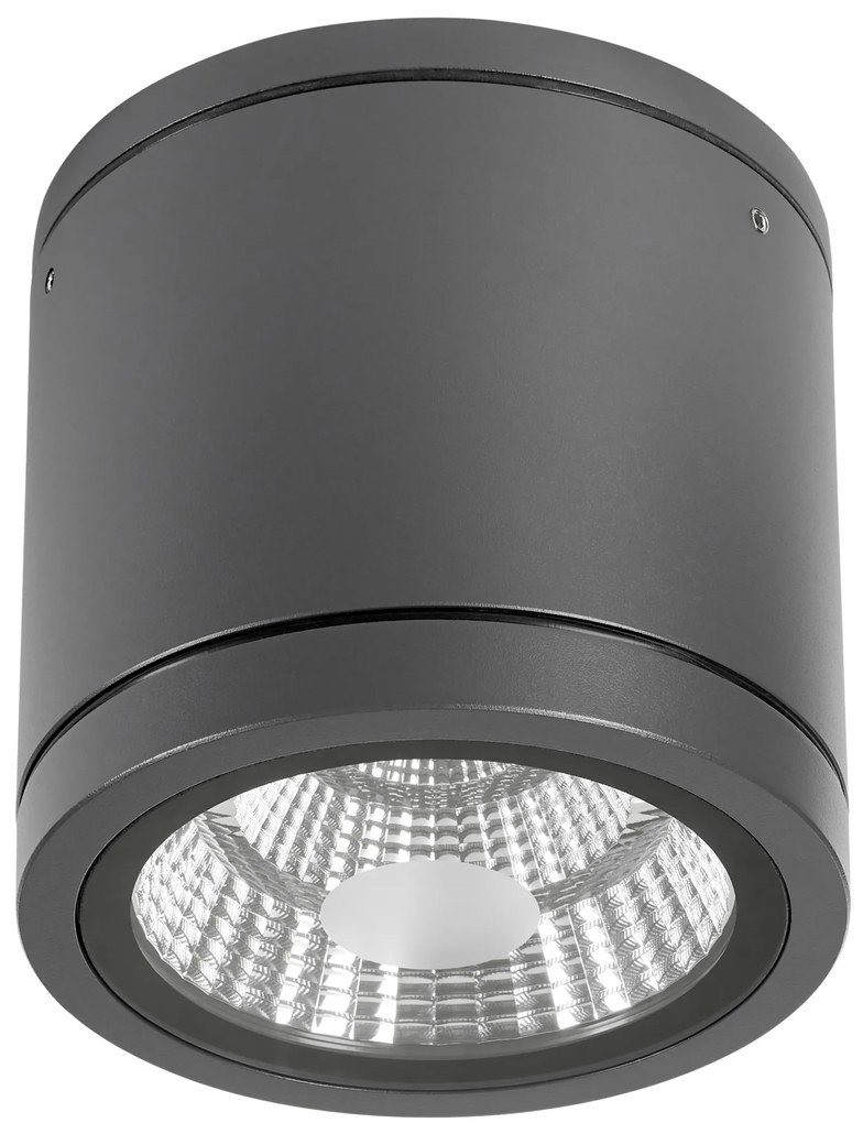 Trinity LILX0002 Venkovní stropní svítidlo Almeria Medium LED 23W 3000K, antracit, průměr 14,5cm, IP54