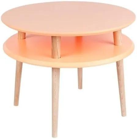 Oranžový konferenční stolek Ragaba UFO, ⌀ 57 cm