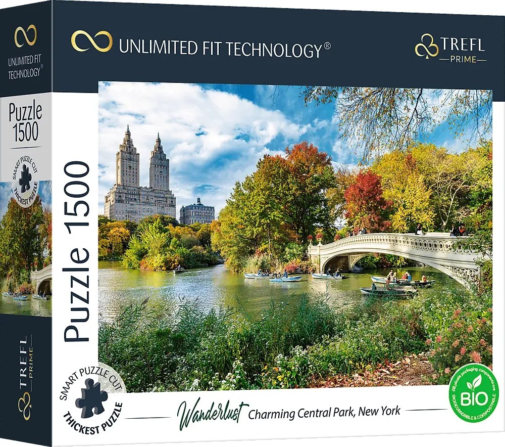 Puzzle trefl puzzle uft wanderlust: kouzelný central park, new york 1500 dílků