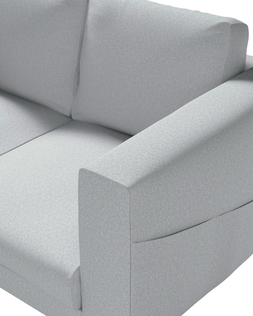 Potah na pohovku IKEA Norsborg 2-místná barva šedá látka pletený vzor