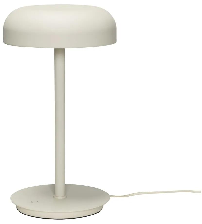 Krémová LED stmívatelná stolní lampa (výška 37 cm) Velo – Hübsch