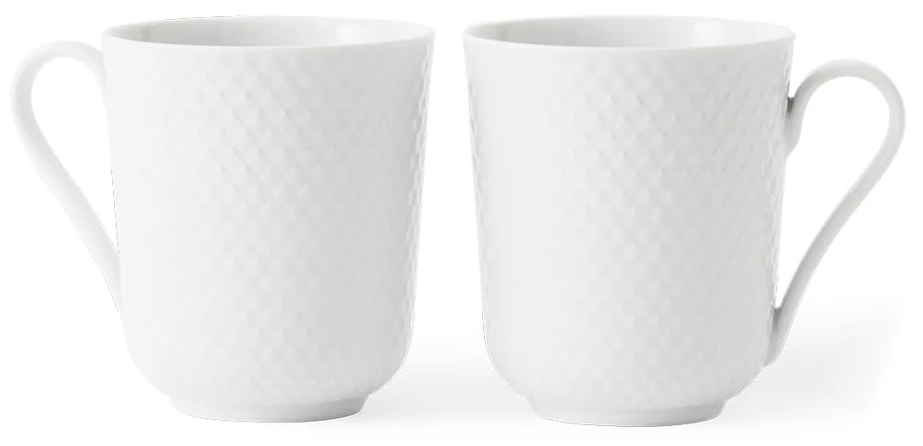 Porcelánový hrnek Rhombe 33 cl - set 2 ks Lyngby Porcelaen