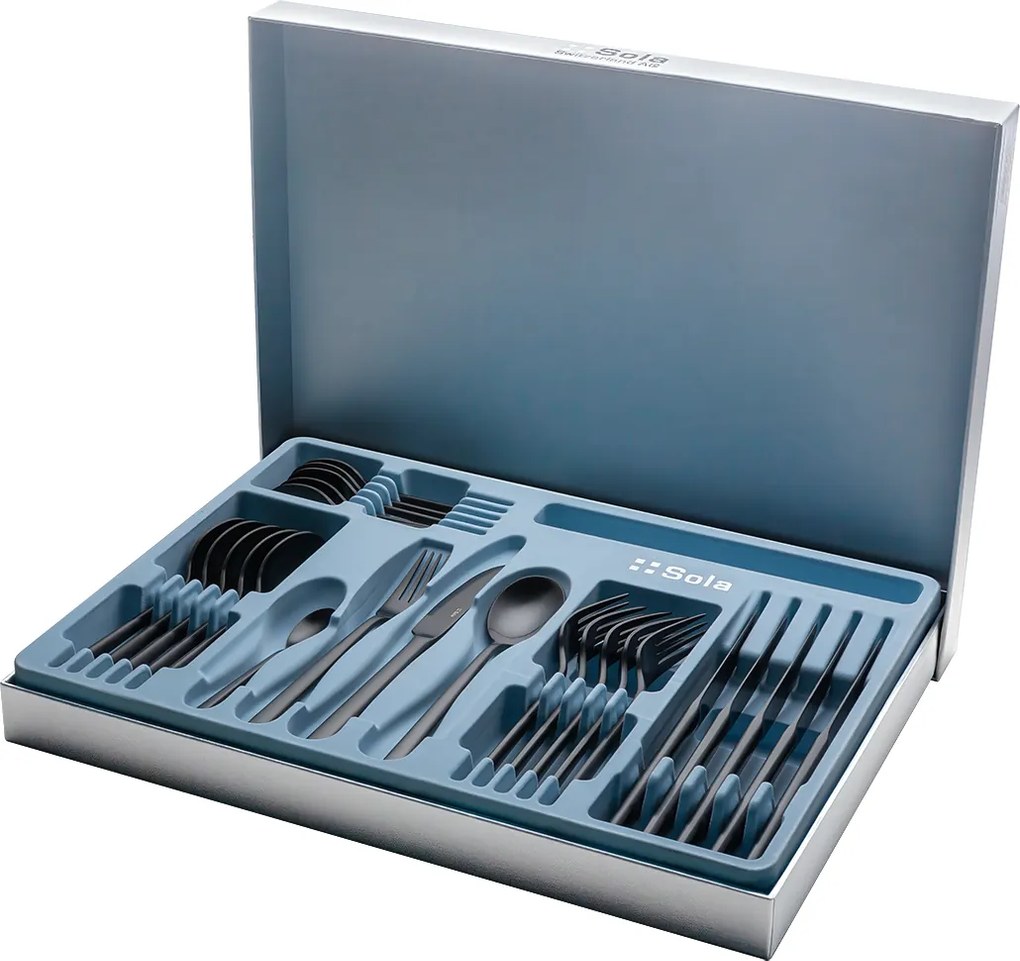 Příborový set 30 ks – Living PVD černý matný - 133839