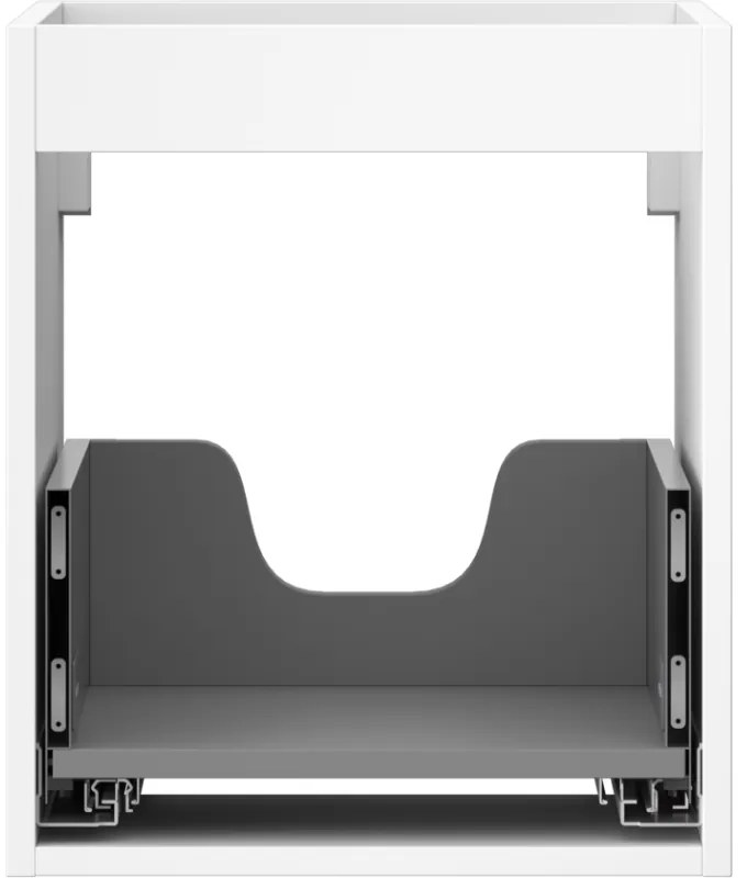 Mexen Box-A, závěsná skříňka 40 cm, 1 zásuvka, bílá matná, 91AX0-0400-470-1-01