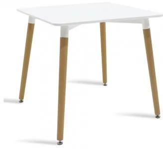Jídelní stůl Neli (80x76x80 cm, bílá)