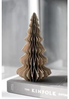 Papírový vánoční stromeček Granstad Beige 20 cm Storefactory Scandinavia