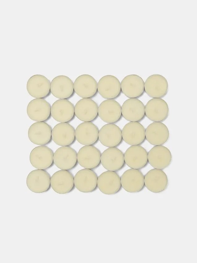 Sinsay - Sada čajových svíček Vanilla 30 pack - krémová