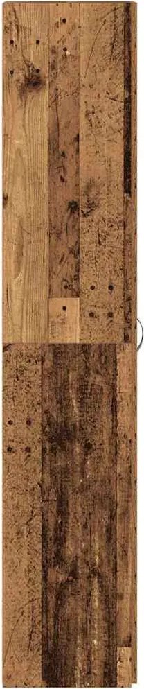 Skříň na obuv 80 x 35.5 x 180 cm Kompozitní dřevo Hnědá 3333843