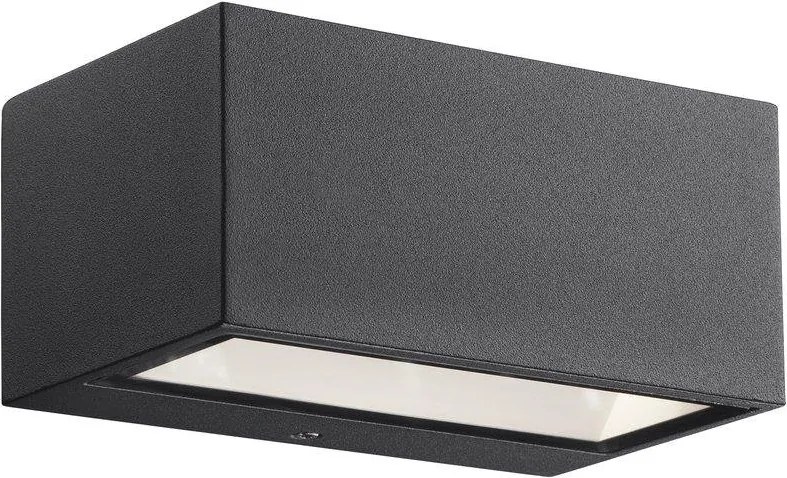 NOR 872723 Venkovní nástěnné svítidlo Nene 1x6W LED černá čirá - NORDLUX