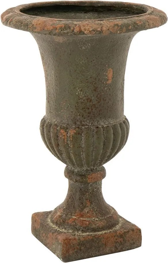 Zelený antik květináč Antiqou - Ø 48*71 cm