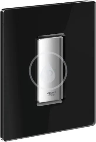 Grohe Skate Cosmo - Ovládací tlačítko, chrom/sklo velvet black, černá, 38846KS0