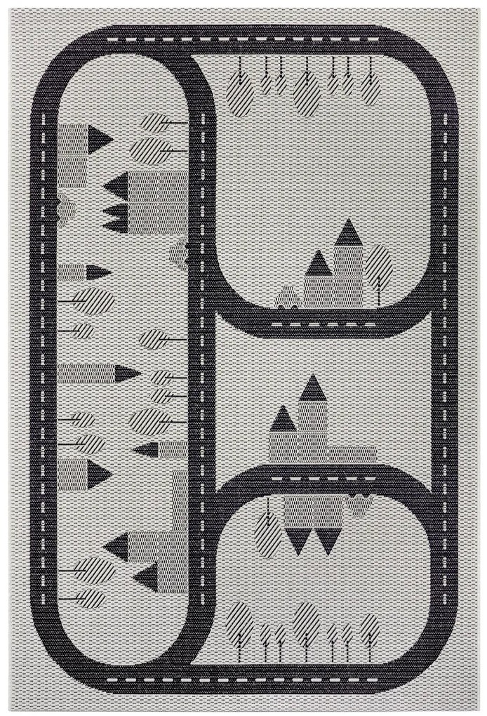 Hanse Home Collection koberce Dětský kusový koberec Flatweave Kids Rugs 104877 Cream/Blue - 80x150 cm