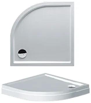 Sprchová vanička čtvrtkruhová Riho Davos 100x100 cm akrylát DA9300500000000