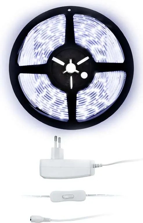 LED světelný pás WM5x-20T, 5 m, studená bílá