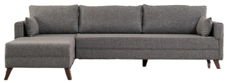 Hanah Home Designová pohovka BELLA šedá levá 275 cm 825BLC1503