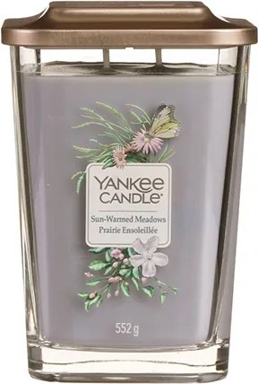 Yankee Candle vonná svíčka Elevation Sun-Warmed Meadows hranatá velká 2 knoty