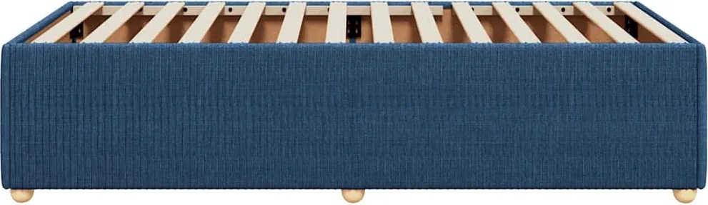 Rám postele bez matrací modrá 90x190 cm textil 3284906