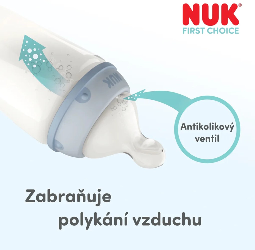 NUK First Choice savička vel M (3+m) 2 ks